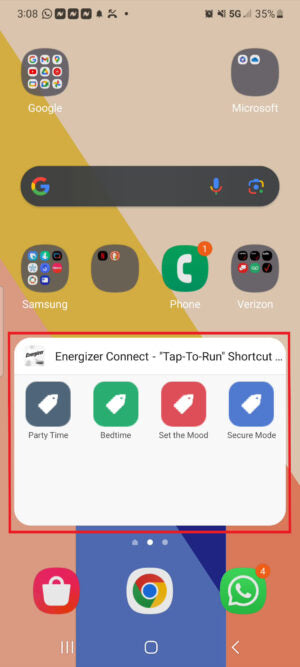 android-app-widget – Energizer Connect