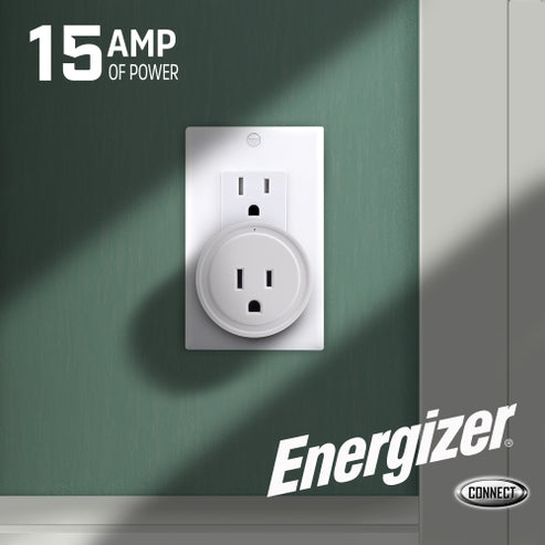 Smart Wi-Fi 15 Amp Wall Outlet Plug, Voice Control, Remote Access, Mob ...